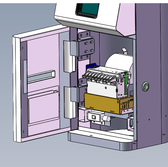 Built-in 80mm Kiosk Printer